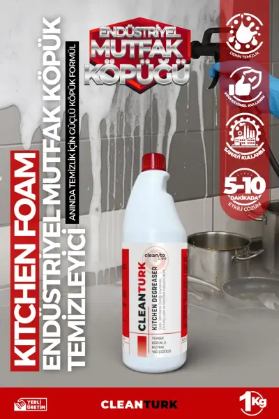 KITCHEN FOAM | Endüstriyel Mutfak Köpük Temizleyici
