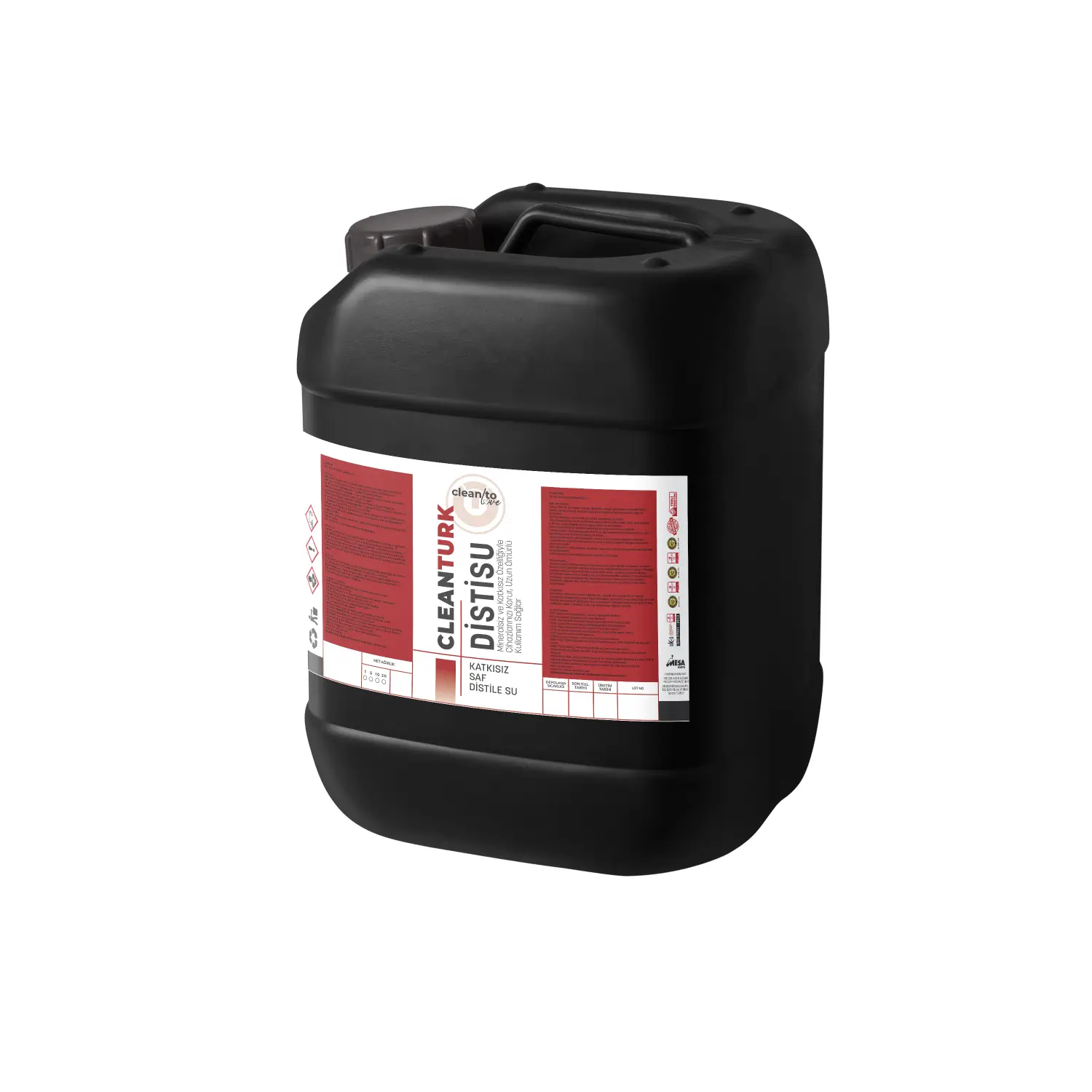 DistiSu Distile Su 1L 5L 10L 20L - %99,9 Saflık