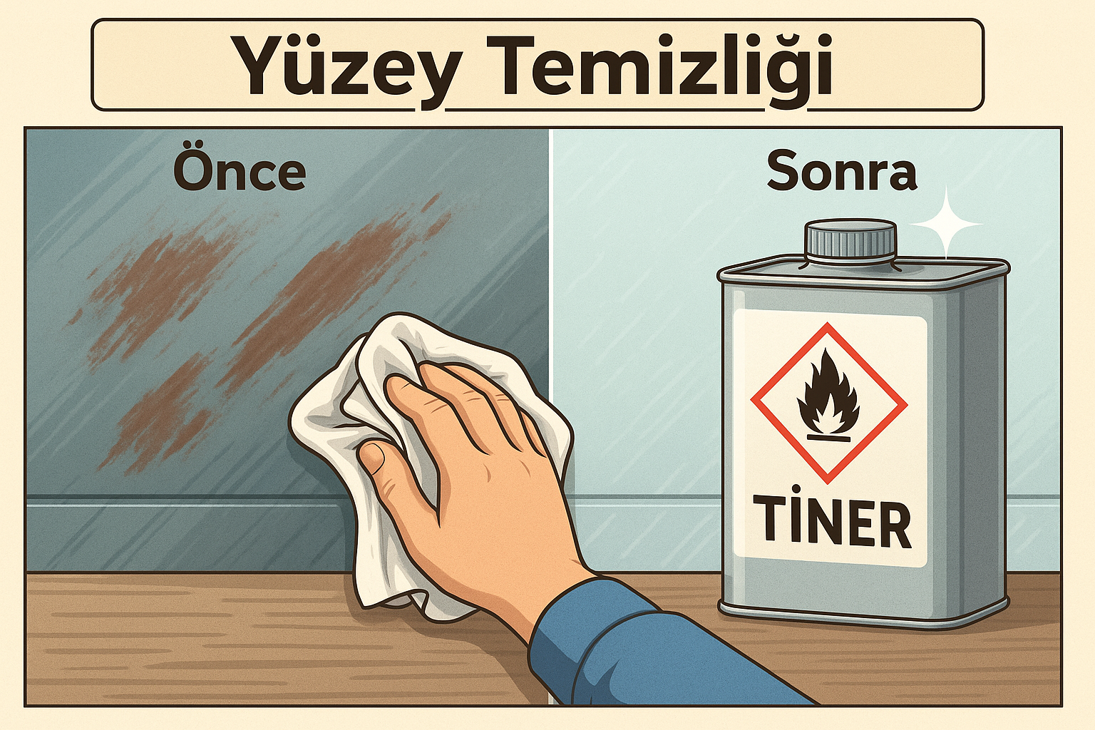 Boyadan Önce Yüzey Temizliği Nasıl Yapılır? Tiner Nedir ve Nerelerde ...