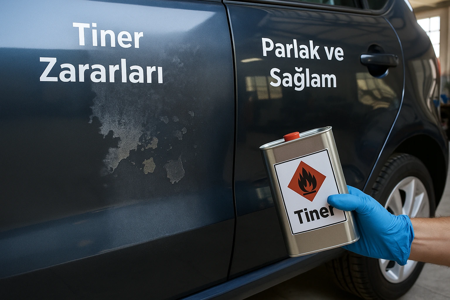 Tiner Araç Boyasını Bozar mı Tiner Araba Boyasına Zarar Verir Mi